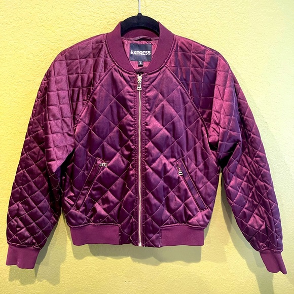 Express | Jackets & Coats | Express Quilted Bomber Jacket | Poshmark